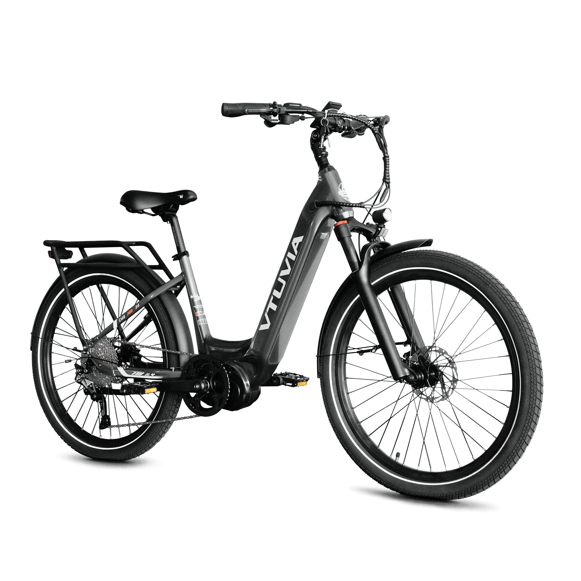 VTUVIA| CMB Mid-Drive Commuter EBike | 80-Mile Range, UL Certified